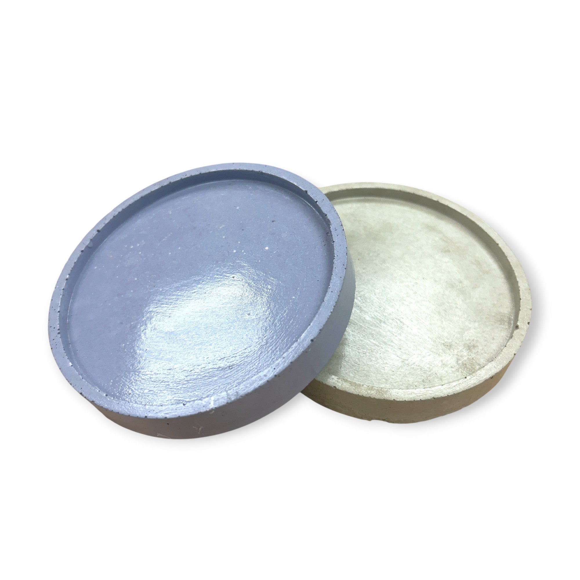 Round Cement Soap Dish | Handmade Minimalist Design – Refillism