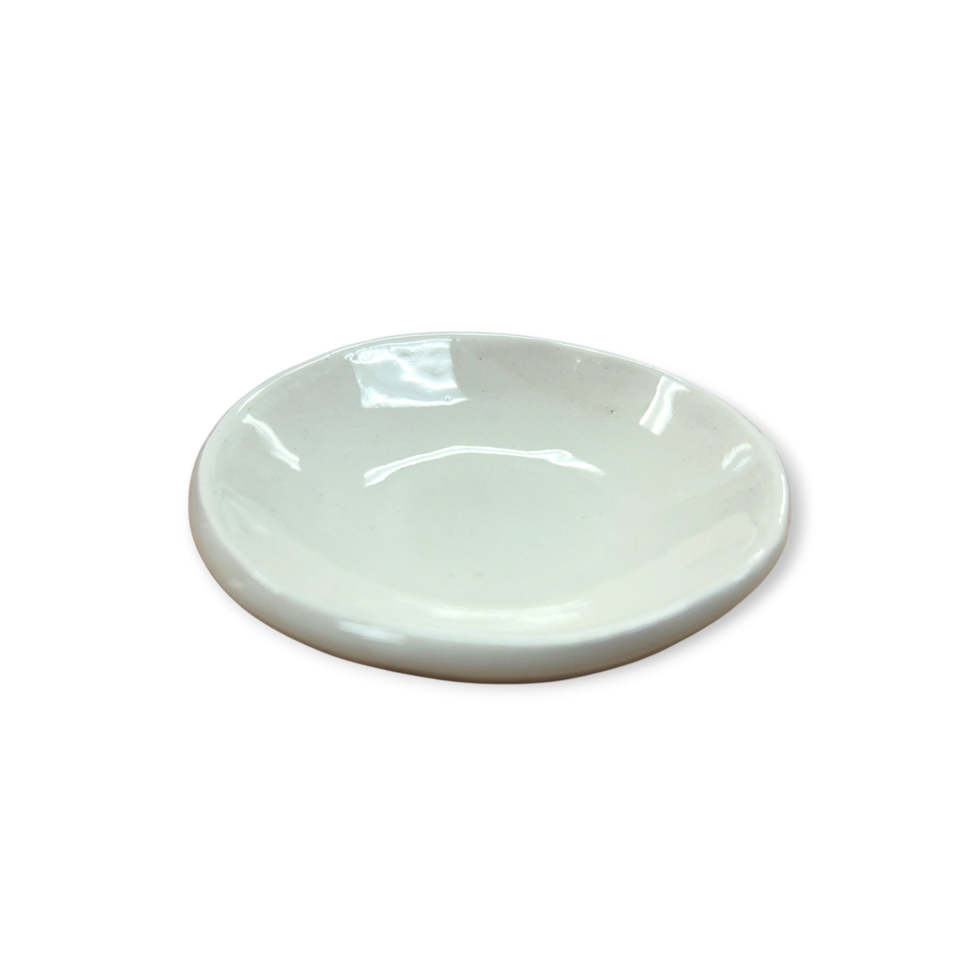 Natural White Trinket Dish | Handmade Ceramic Holder – Refillism